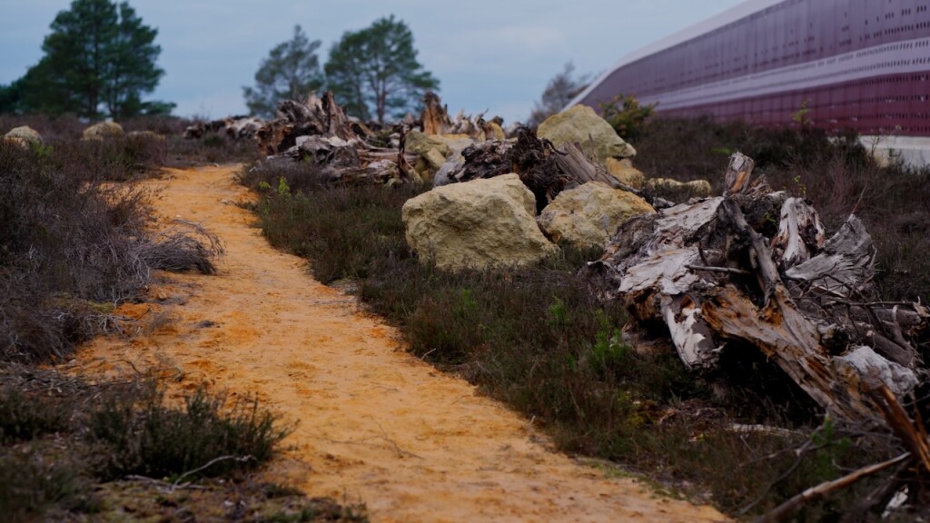 First heathland green bridge opens
